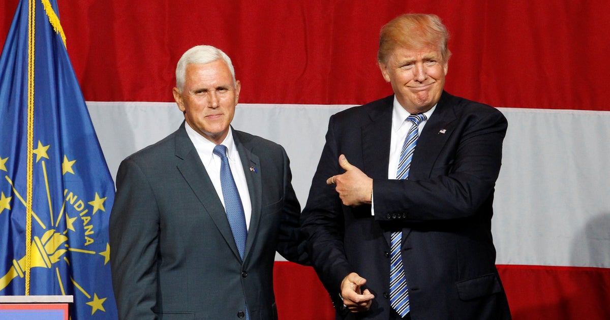 New Trump-Pence logo raises eyebrows on social media - CBS News