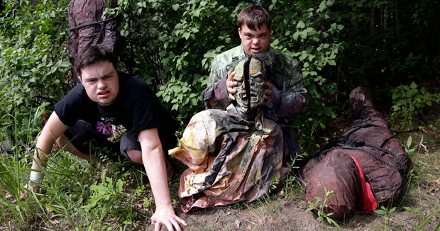 Best friends with Down syndrome make epic zombie movie - CBS News
