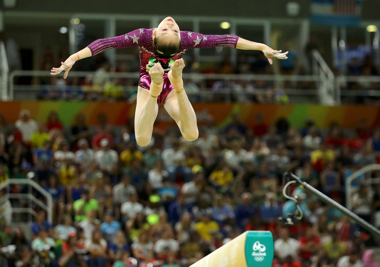 U.S. women gymnasts go for gold