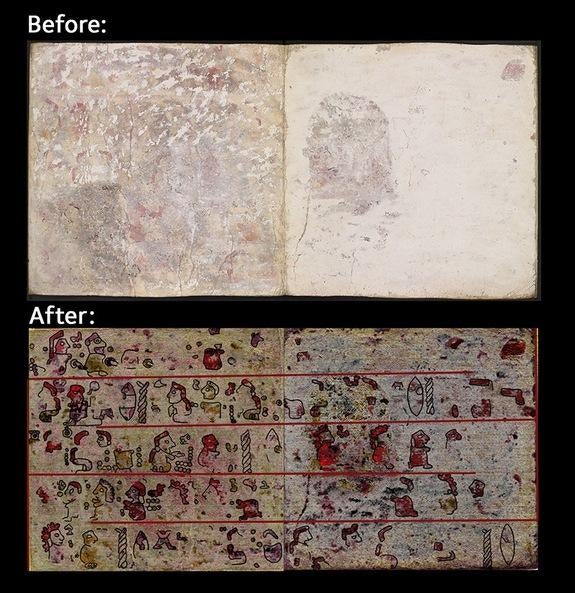 Hidden images revealed in 500-year-old Mexican manuscript - CBS News