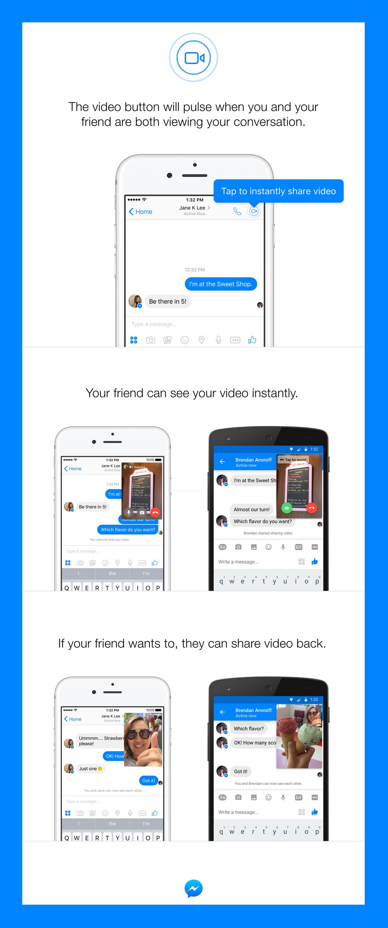 How to use Facebook Messenger's new "instant video" feature - CBS News