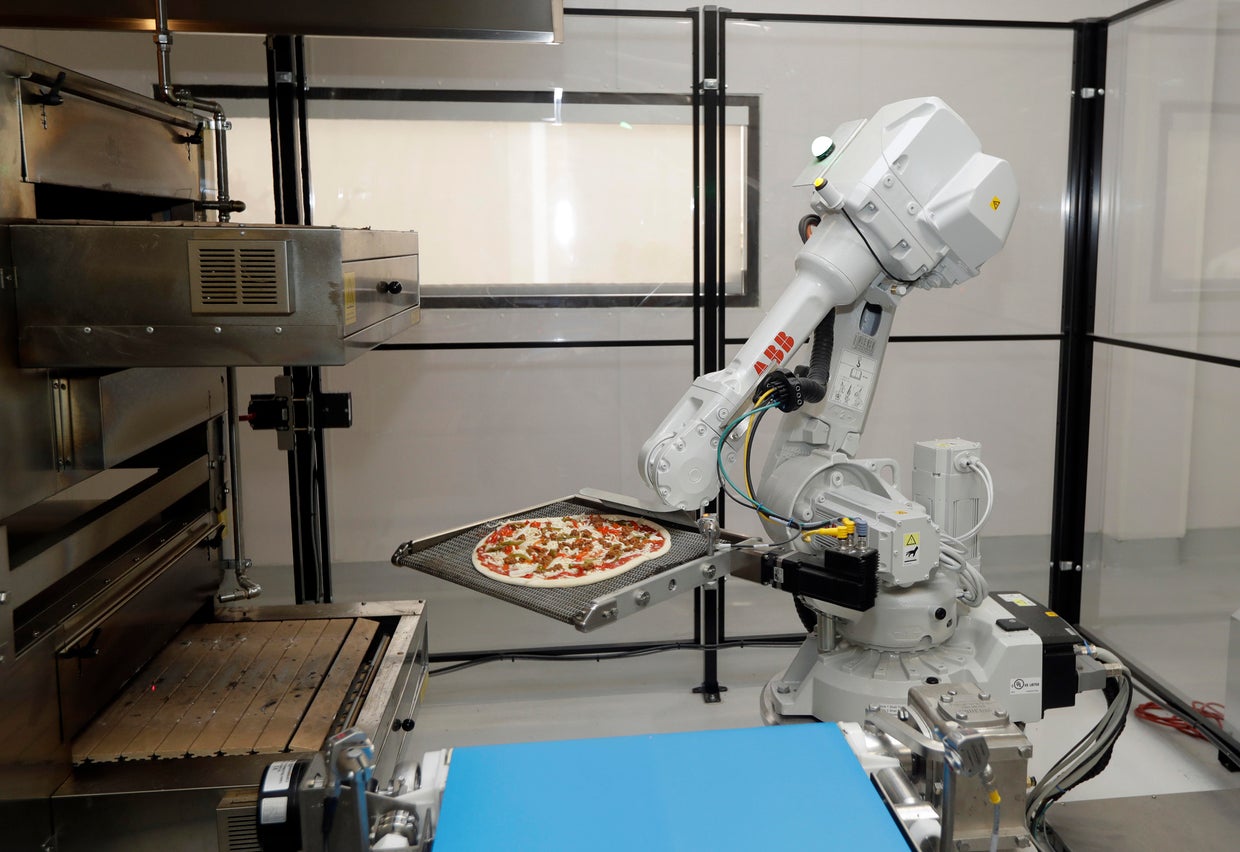 Invasion of the pizza-making robots - CBS News