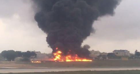Videos catch deadly French plane crash on Malta - CBS News