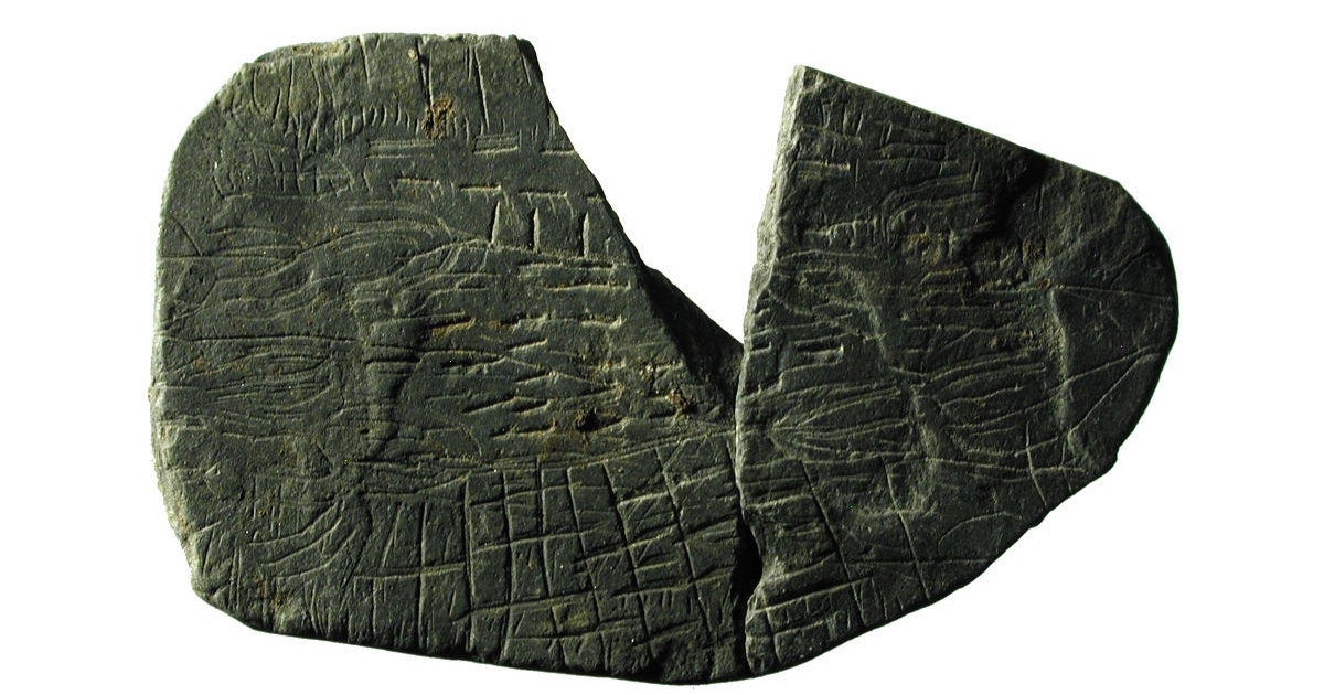Ancient scratched stones could be world's earliest maps - CBS News