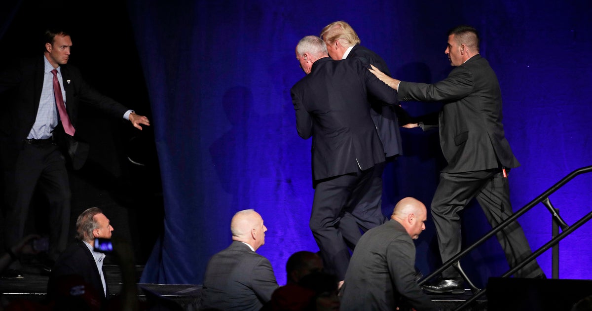 Trump protester: Police saved my life after disturbance at rally - CBS News