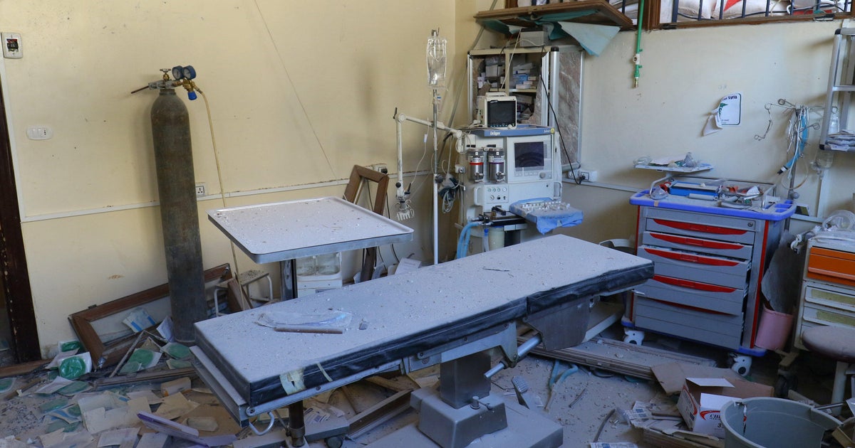 Aleppo's hospital complex bombed, forcing closures - CBS News