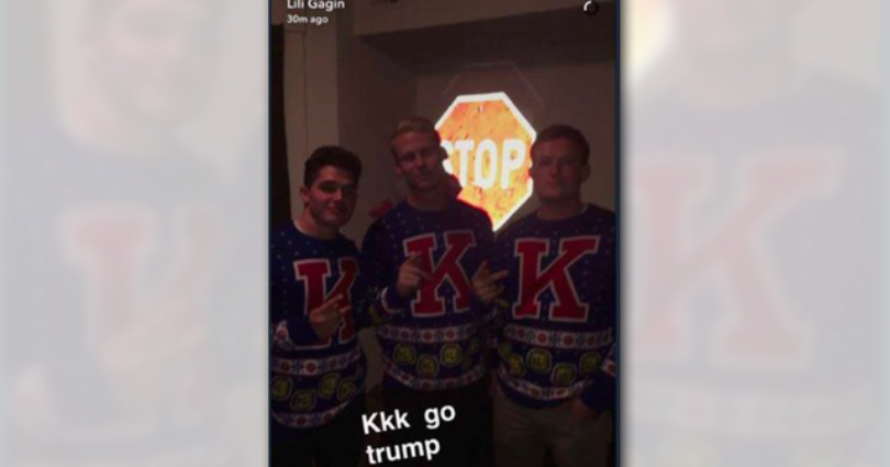 University of Kansas cheerleaders suspended for KKK Snapchat pic - CBS News