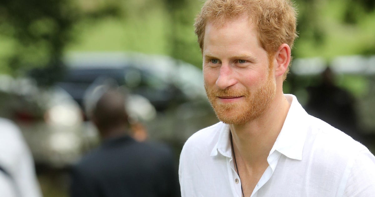 Prince Harry returns to island he visited with Princess Diana - CBS News