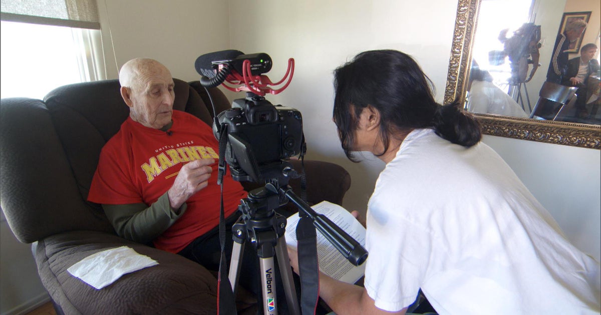 Why one young man made it his mission to interview WWII veterans - CBS News