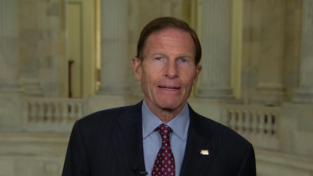 Sen. Blumenthal calls for halt to Senate confirmation hearings - CBS News