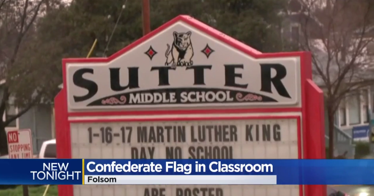 Folsom California's Sutter MIddle School Confederate flag reports ...
