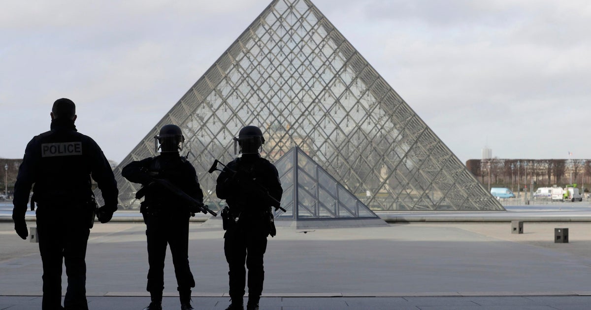 Paris Louvre museum attack suspect shot by French security forces - CBS ...