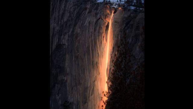 "Firefall" phenomenon wows visitors to Yosemite’s El Capitan - CBS News