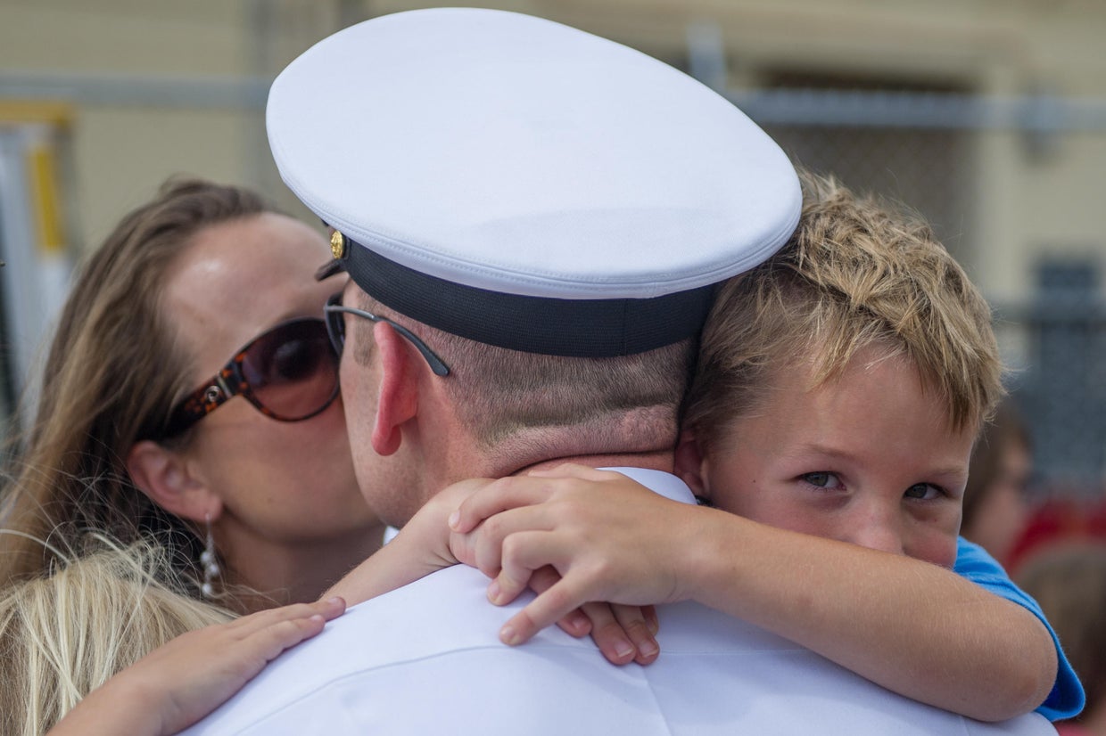 Heartwarming military reunions