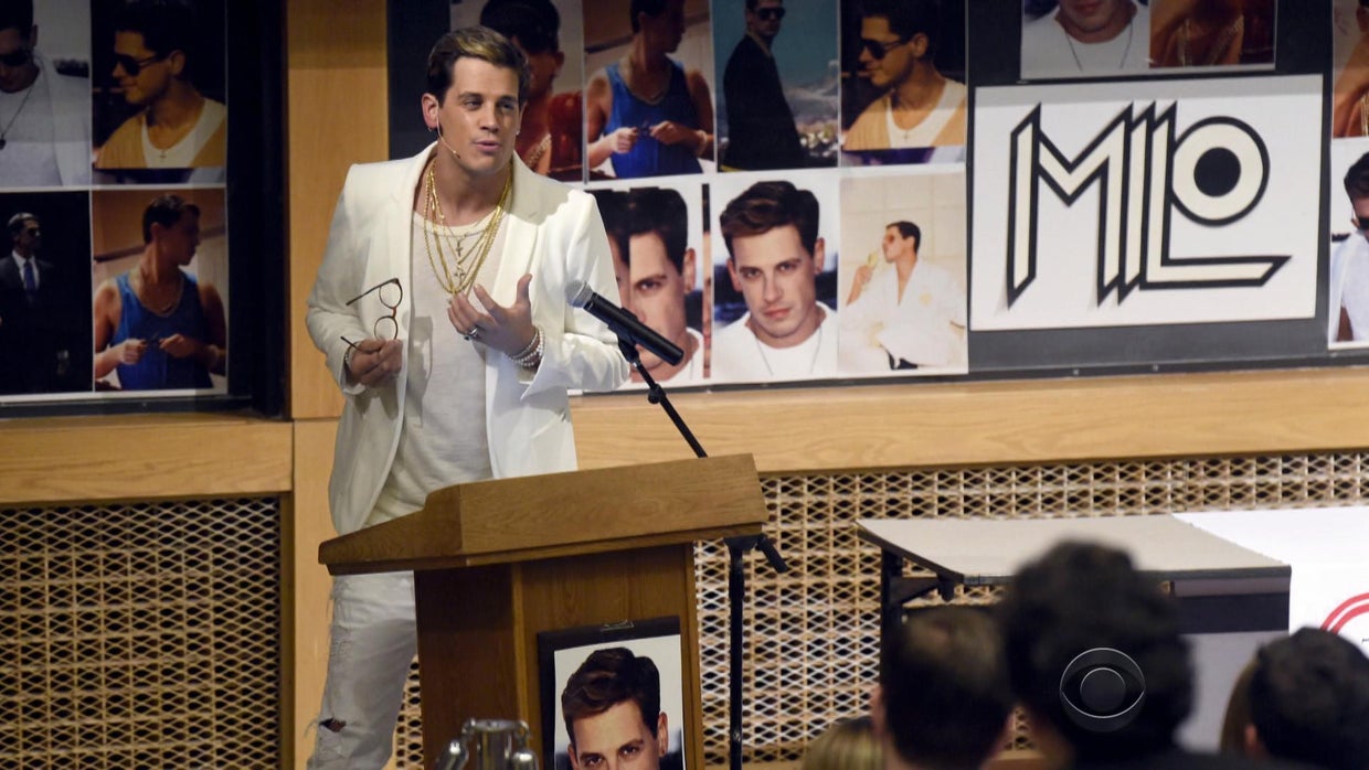 Milo Yiannopoulos finally learns the limits of free expression - CBS News