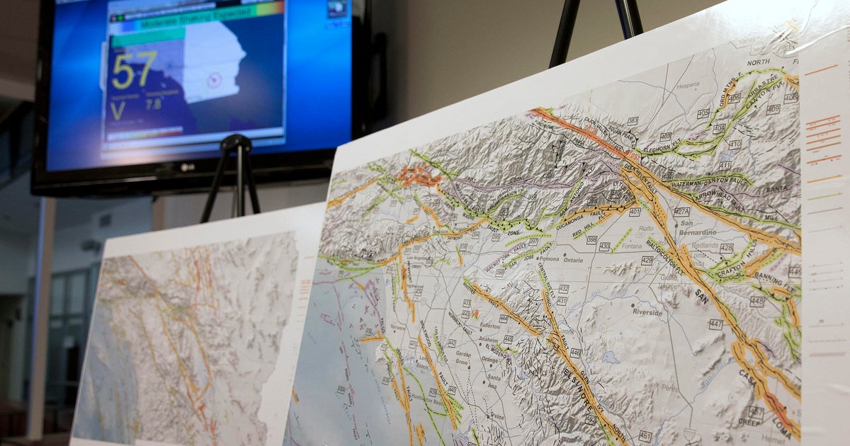 California fault capable of magnitude-7.4 earthquake, study says - CBS News