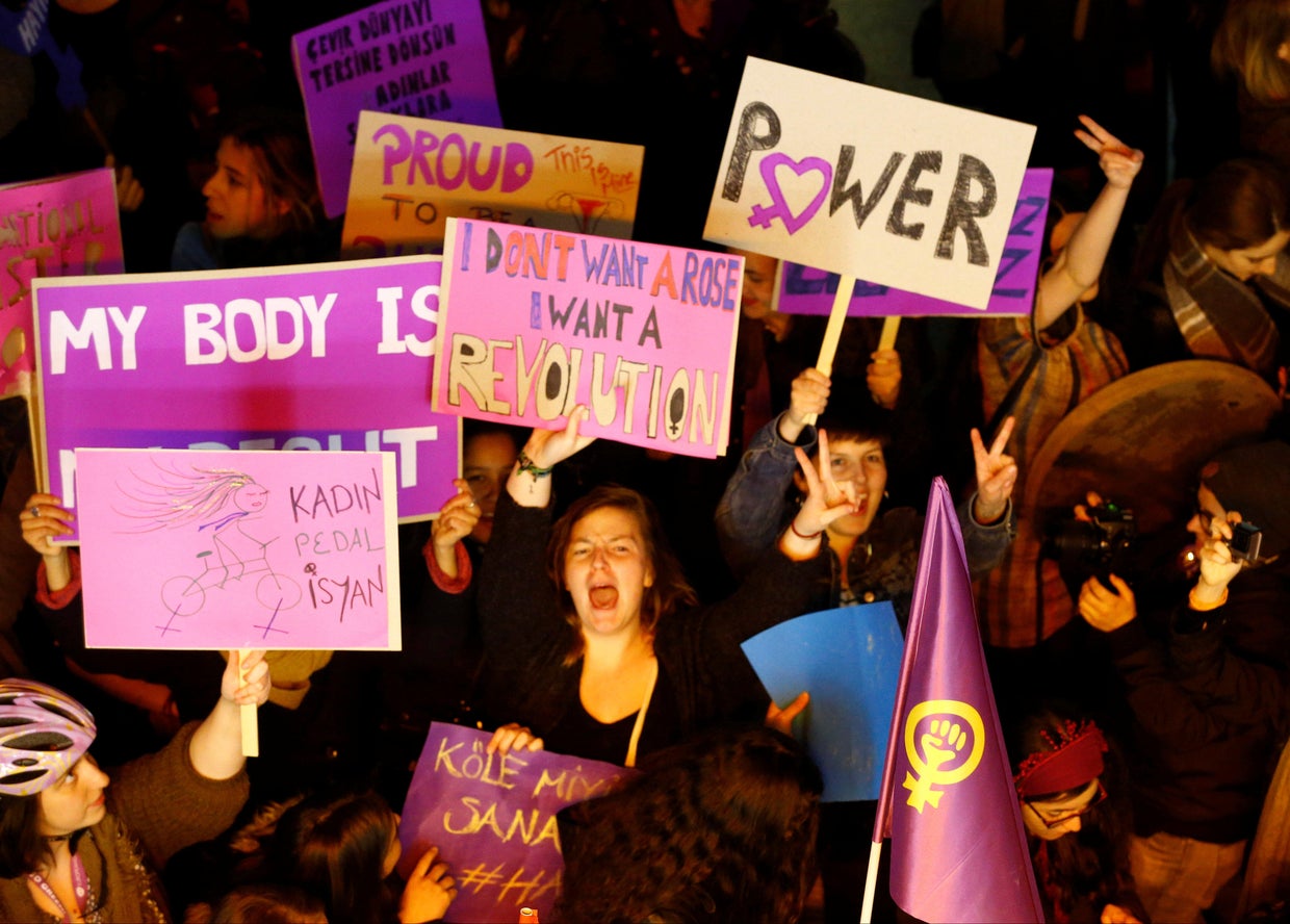 Women rally worldwide on International Women's Day