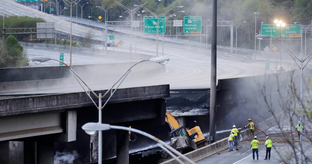 Atlanta I-85 overpass fire: 3 arrested in connection to massive blaze ...