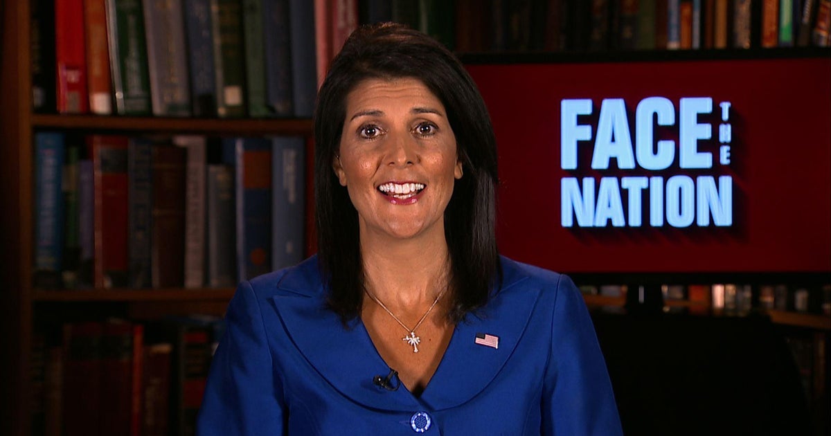 Haley on Trump tweets: "To me, it's chatter I don't focus on" - CBS News
