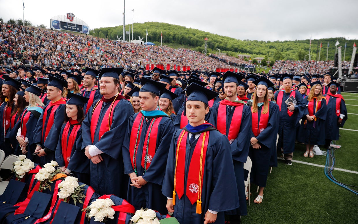 President Trump delivers Liberty University commencement speech - CBS News