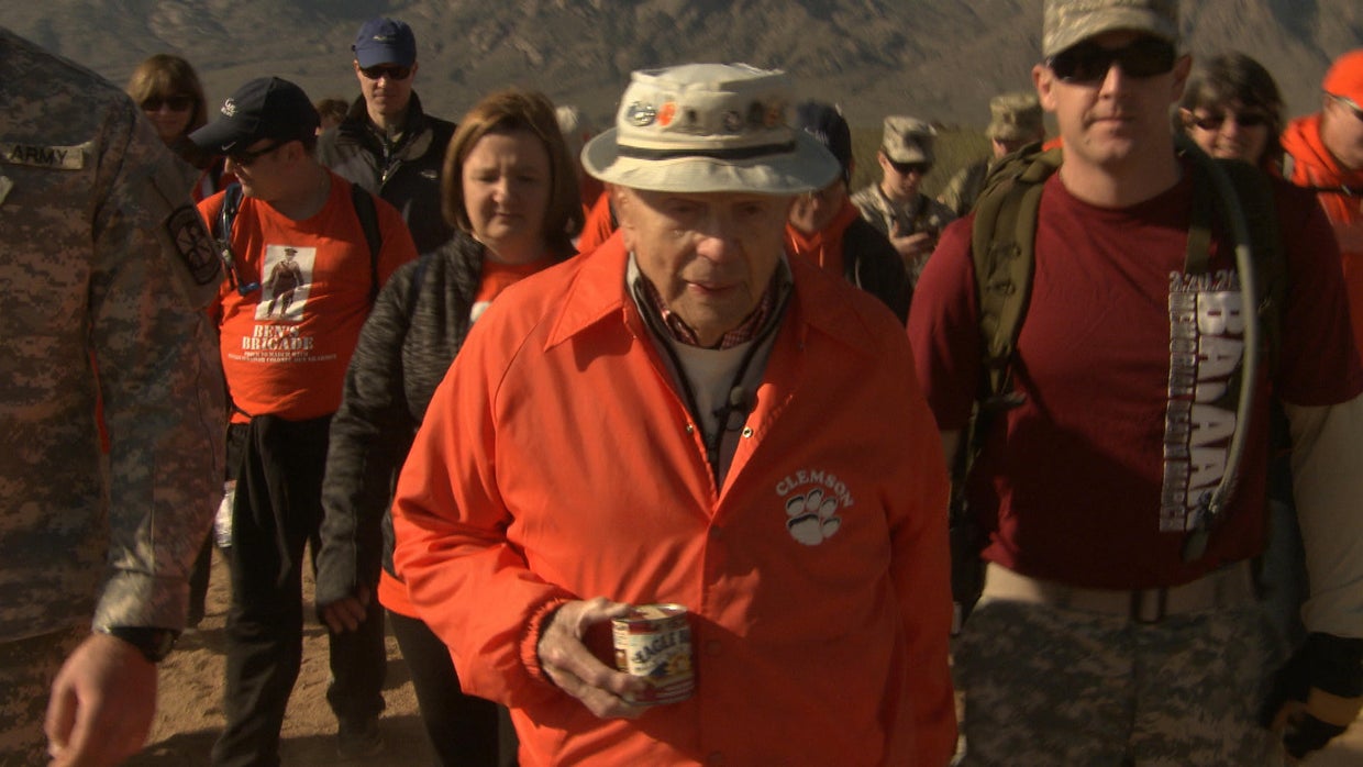 Nearly 100, WWII veteran Ben Skardon marches on - CBS News