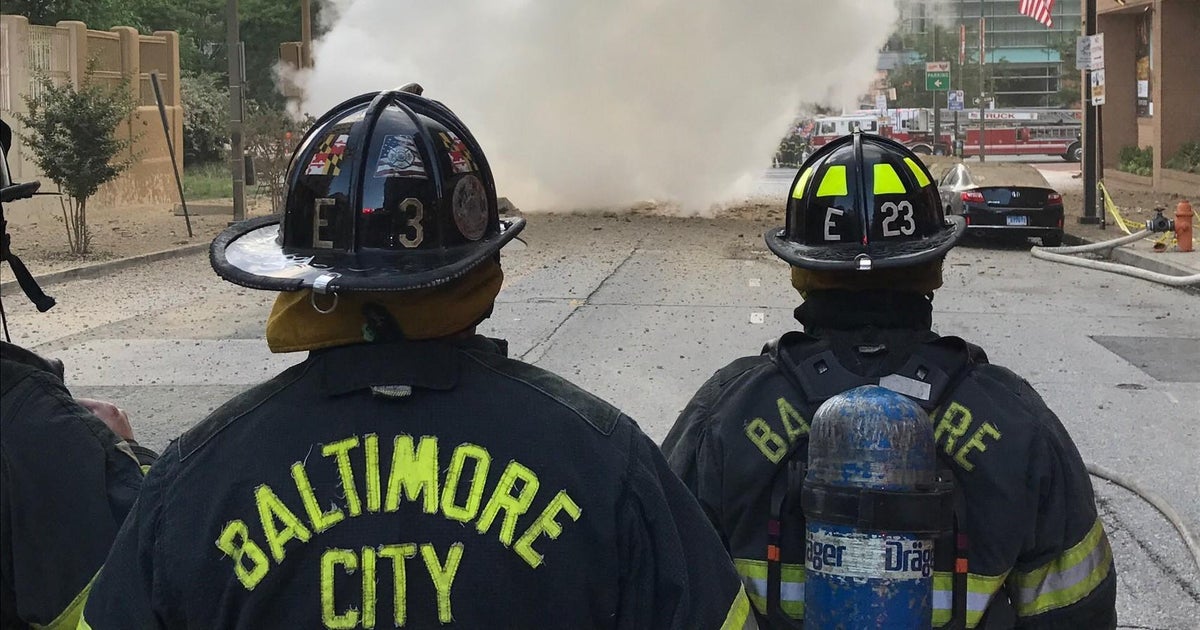 Steam pipe explosion rocks downtown Baltimore, injures 5 - CBS News