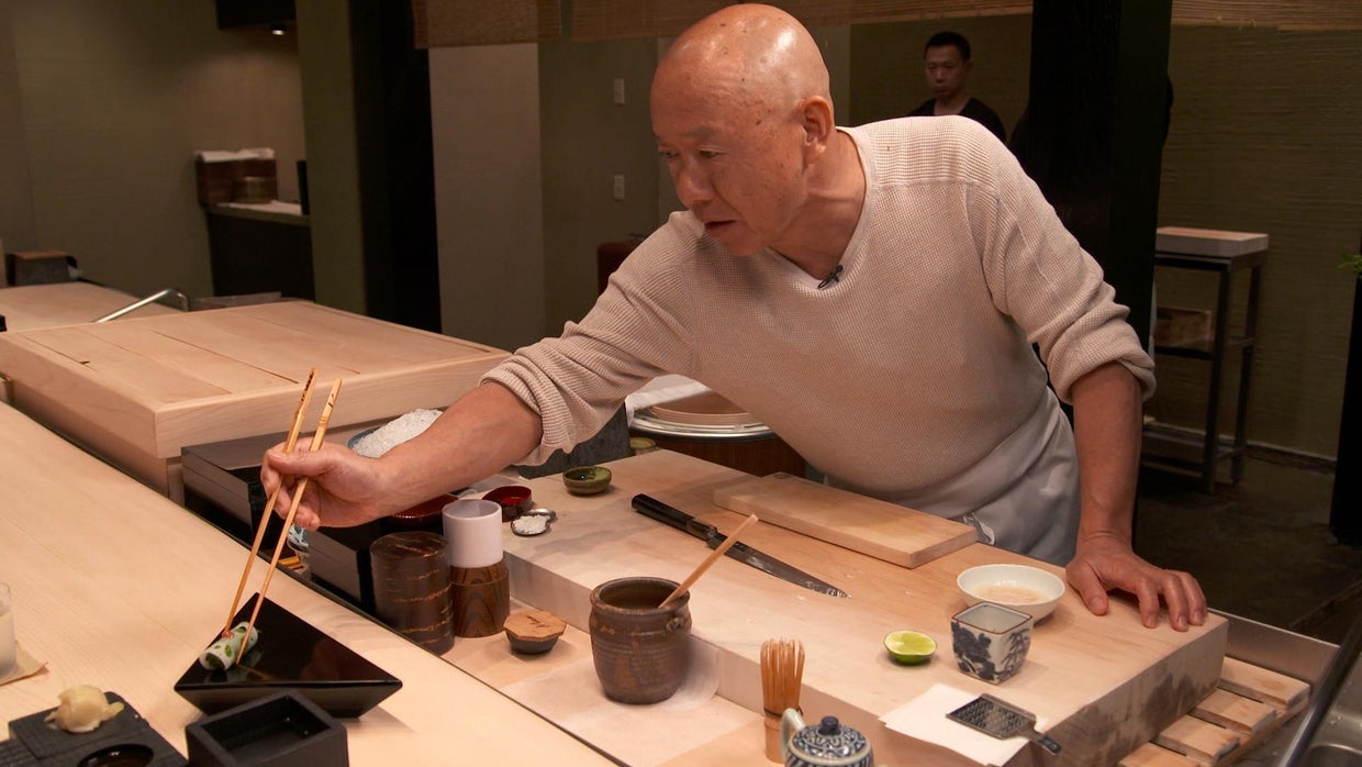 The Dish: Legendary sushi chef Masa Takayama - CBS News