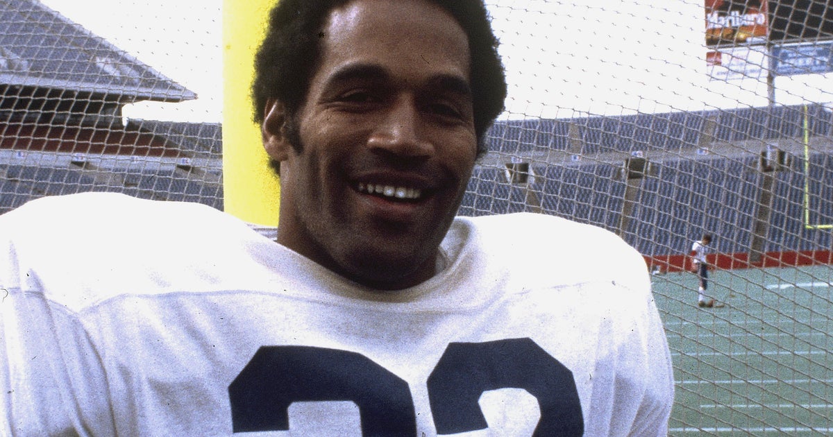 O.J. Simpson then and now