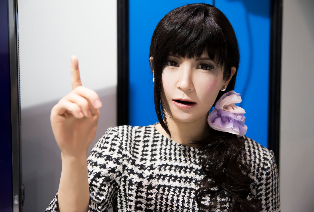 Creepily human-like robots