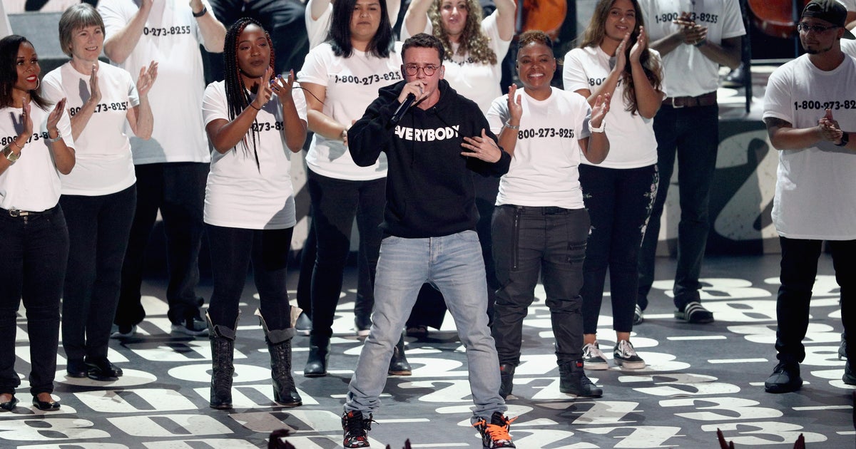 Logic sings about a person in despair reaching out. That song is now ...