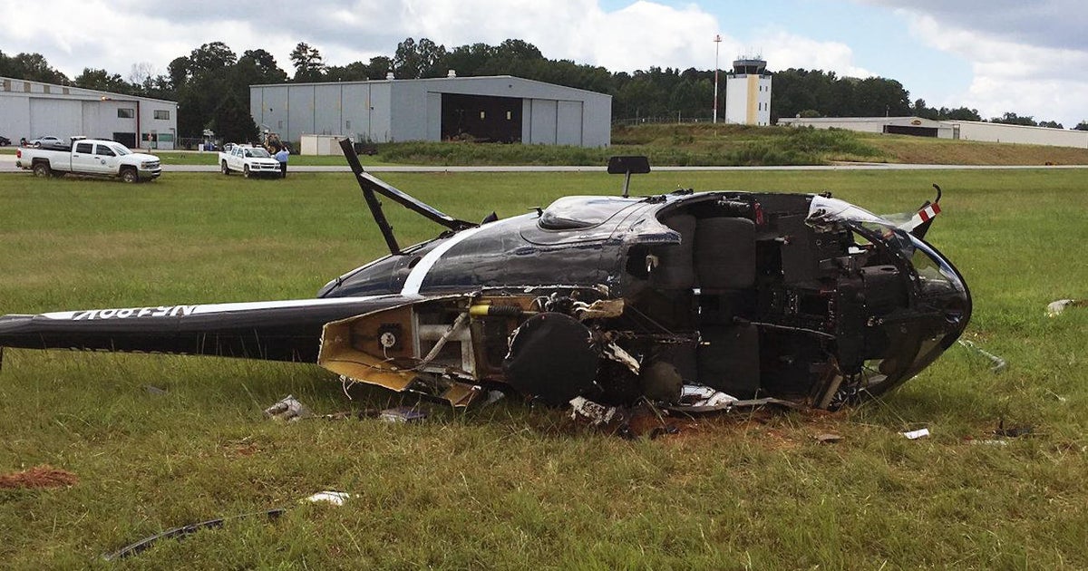 Gwinnett County police helicopter crash in Georgia near Atlanta - CBS News