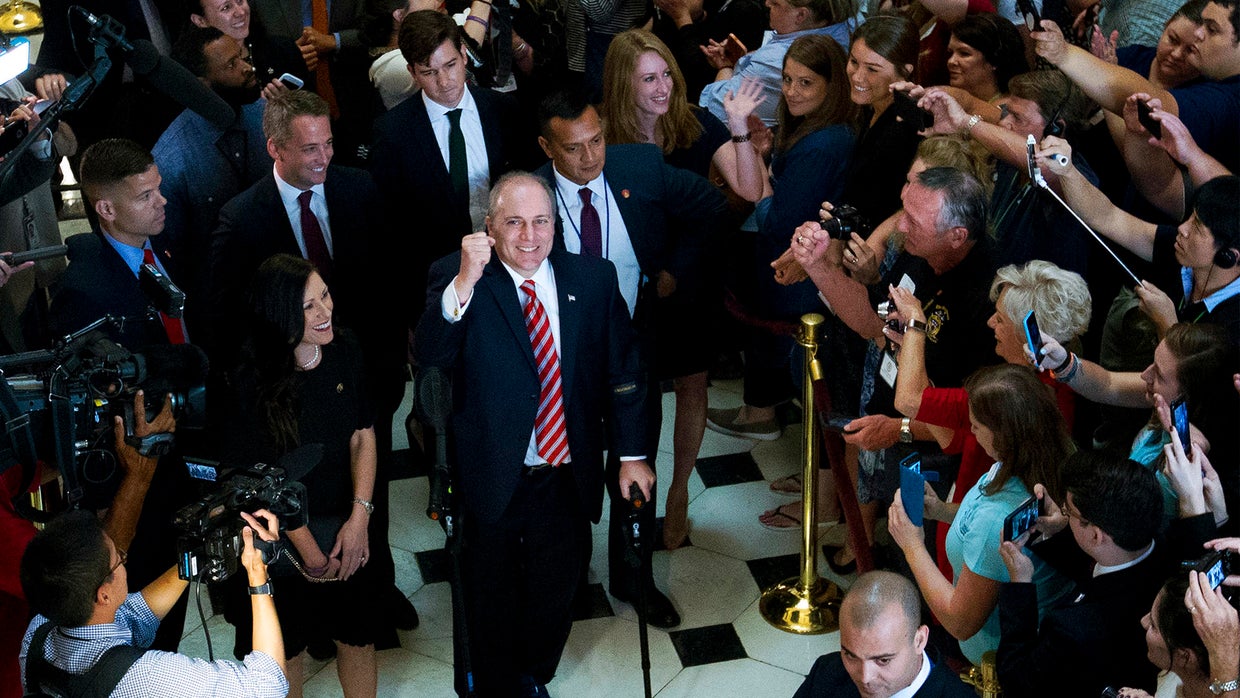 Rep. Steve Scalise on surviving: "It's a miracle" - CBS News