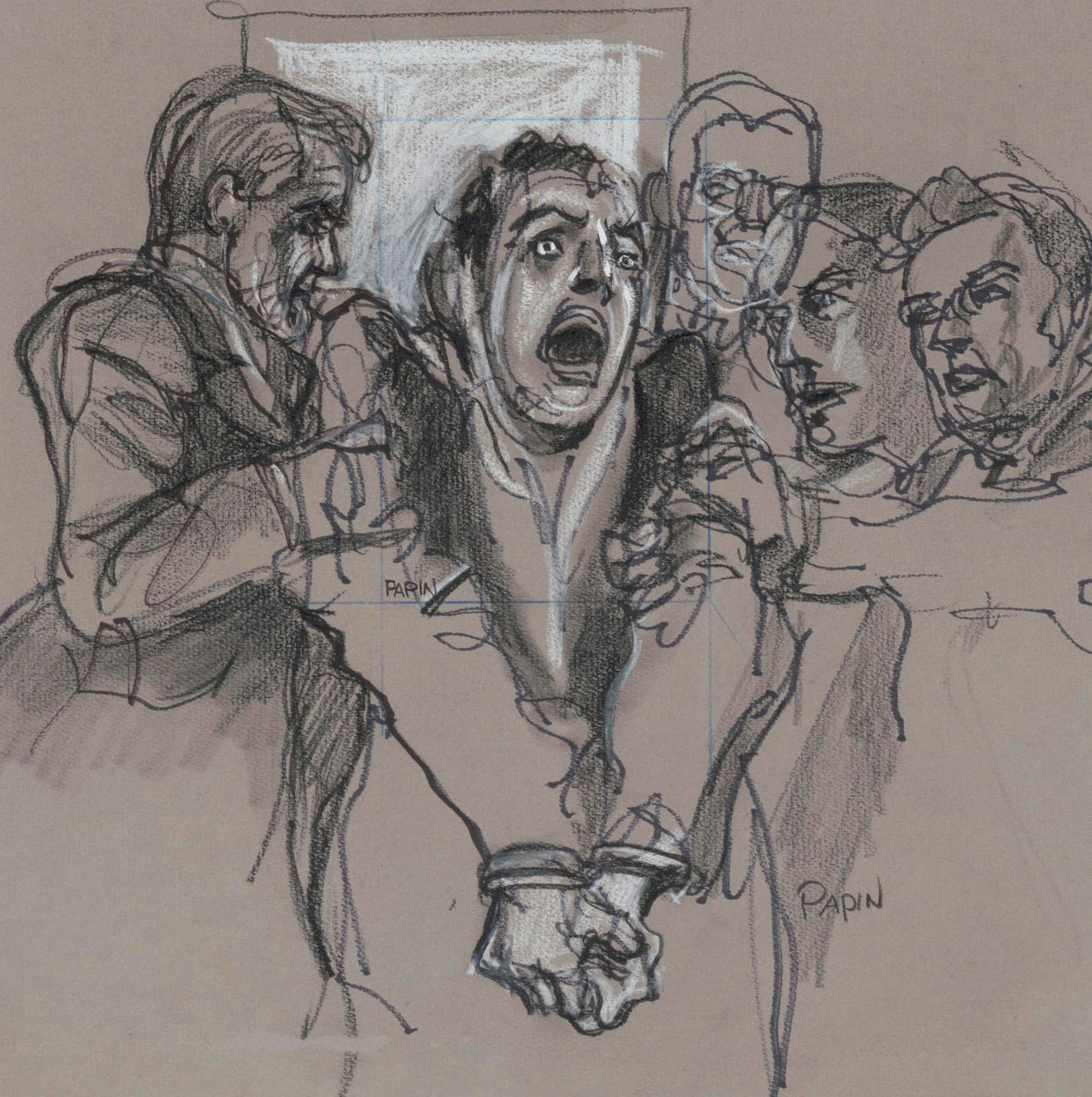 The art of courtroom illustrators