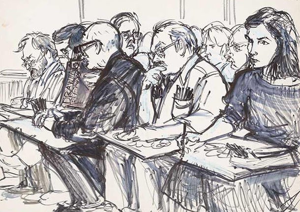 The art of courtroom illustrators