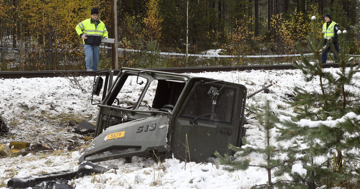 3 soldiers among the dead as train hits military truck in Finland ...