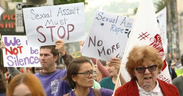 #MeToo rally held in Los Angeles - CBS News