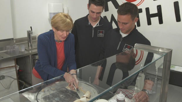 Today's Special: Rolled Ice Cream - CBS News