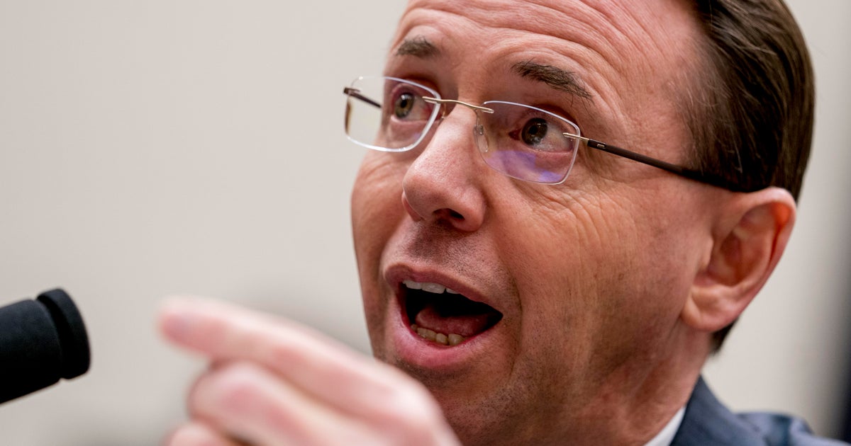 Rod Rosenstein tells Congress he hasn't seen "good cause" to fire ...