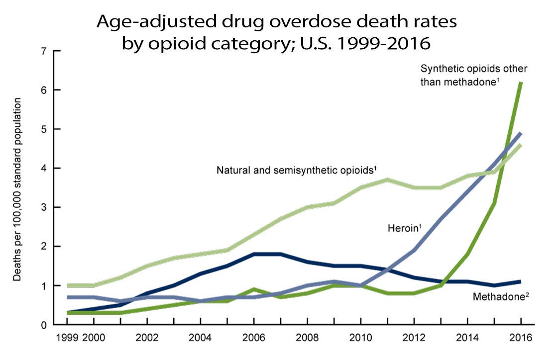 Opioid drug overdose deaths, led by fentanyl, cause U.S. life ...
