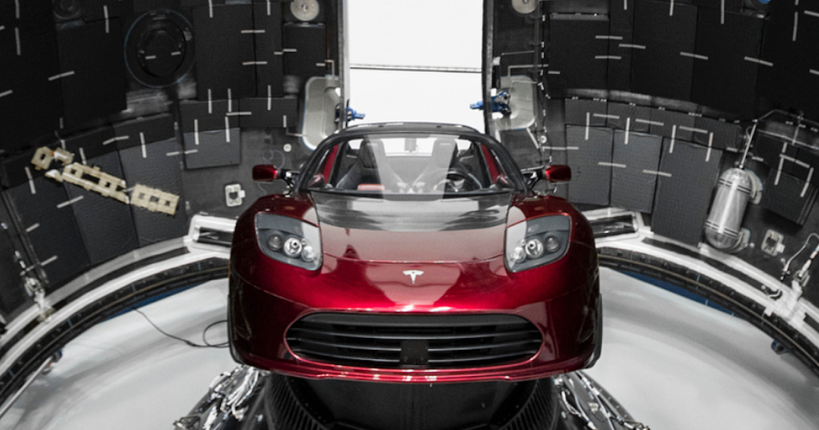 Here's the Tesla that Elon Musk will launch into orbit around Mars ...