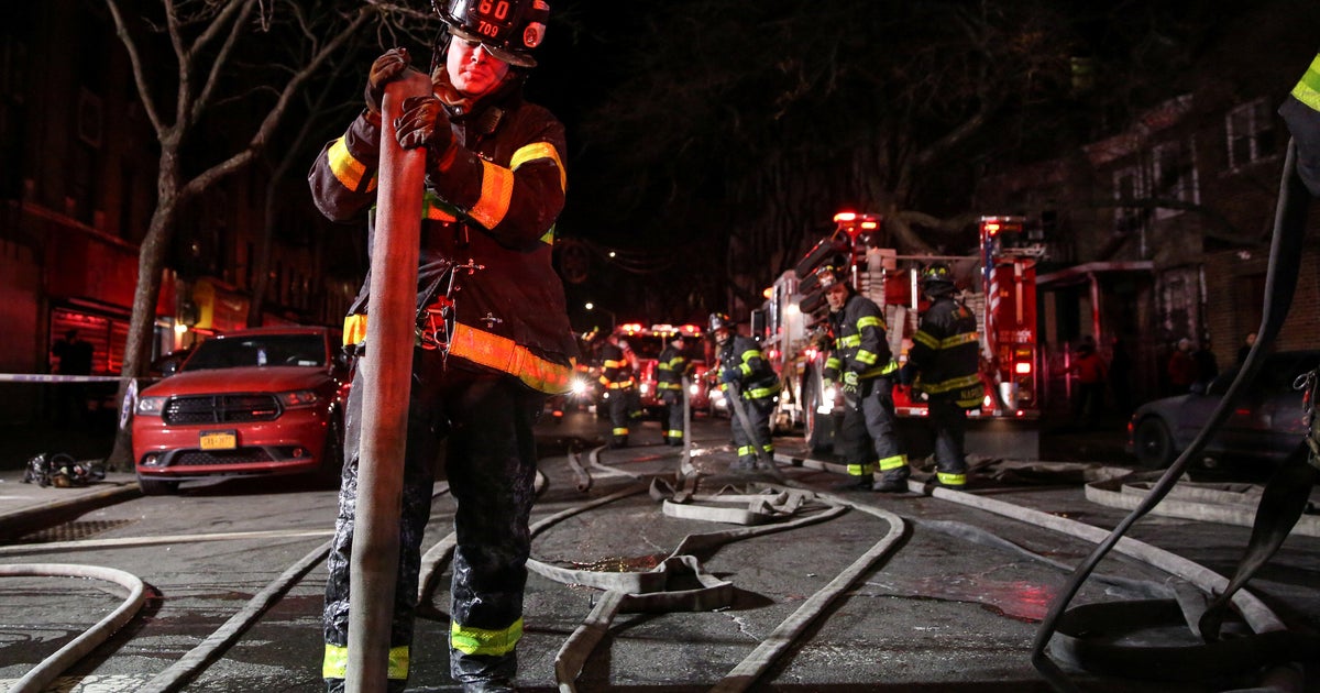 NYC fire sent victims outside in frigid temperatures - CBS News