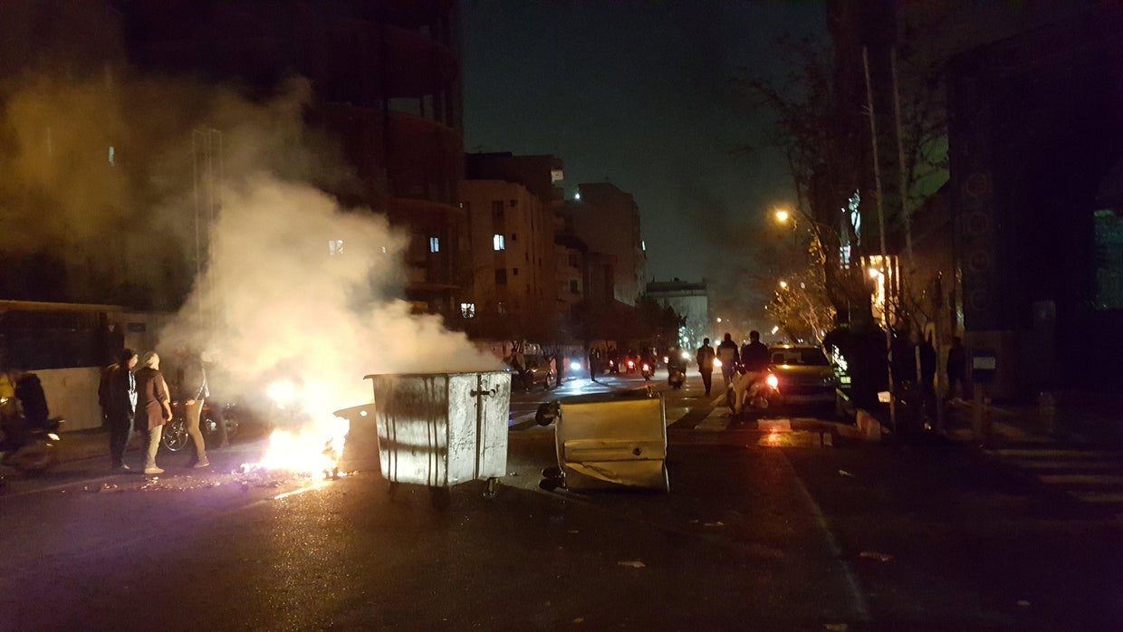 Iran blames CIA for anti-government protests; U.S. denies any role ...