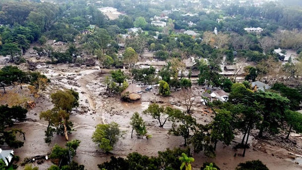 Deadly California mudslides