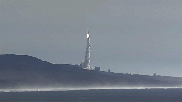 Delta 4 rocket launches NRO spy satellite into space from California ...
