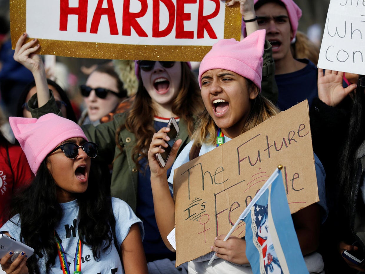 2nd annual Women's Marches held across U.S.