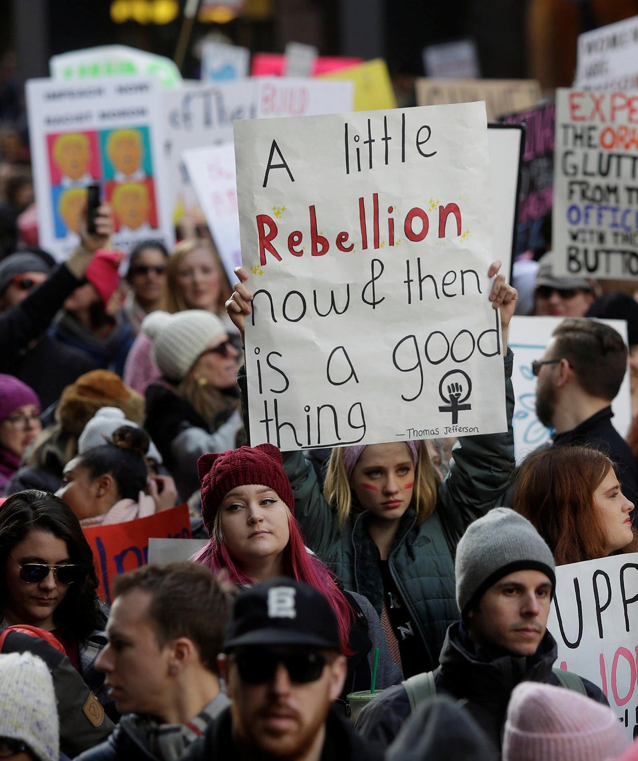 2nd annual Women's Marches held across U.S.