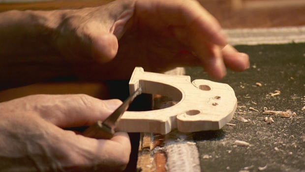 Making violins - CBS News