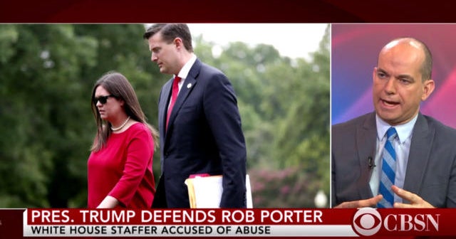 Trump defends Rob Porter - CBS News