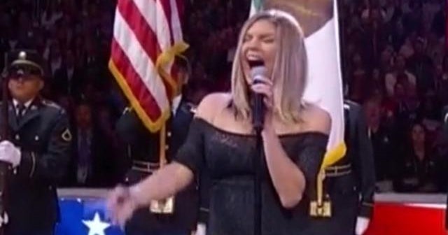 Fergie responds to national anthem controversy - CBS News