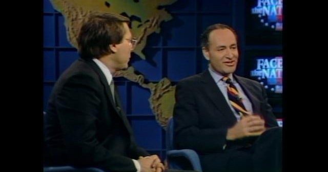 Then-Rep. Chuck Schumer and the NRA's Wayne Lapierre on "Face the ...